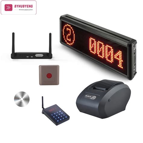 Wireless Clinic Queue Management System Queue Ticket Dispenser Printer