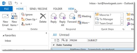 How To Make The Navigation Bar Compact In Outlook