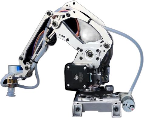 Zerva Load 4 Dof Robot Arm With Stepper Motor Suction Cup All Metal Manipulator