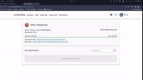 Cs184284a Submitting Homework Assignments