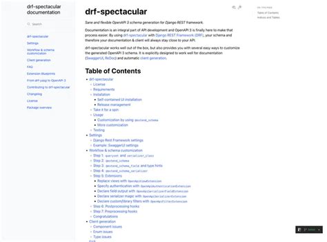 Drf Spectacular By Tfranzel A Django Template Built At Lightspeed