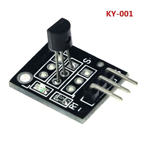 Jual Ky 001 Module Sensor Suhu Ic Ds18b20 Arduino Ky001 Ky 001 Shopee