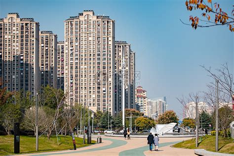 高端小区建筑外立面外观高清图片下载 正版图片501535929 摄图网