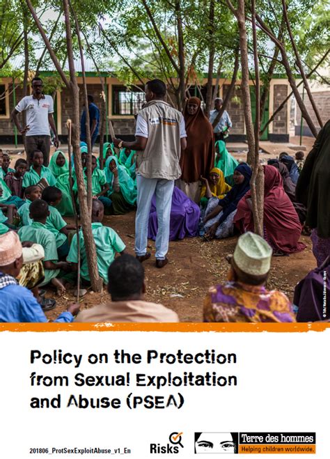 Policy On Protection From Sexual Abuse And Exploitation Terre Des