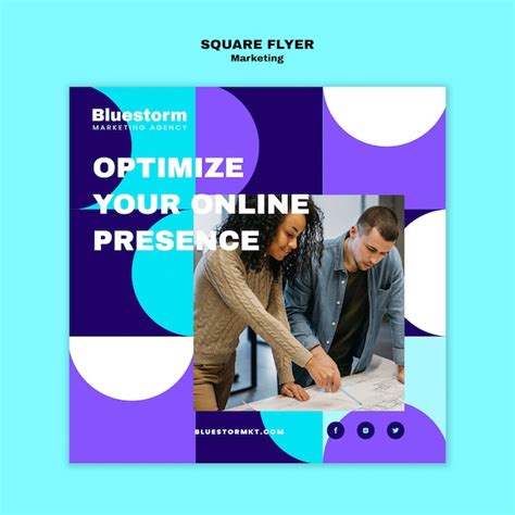 Free Psd Marketing Template Design