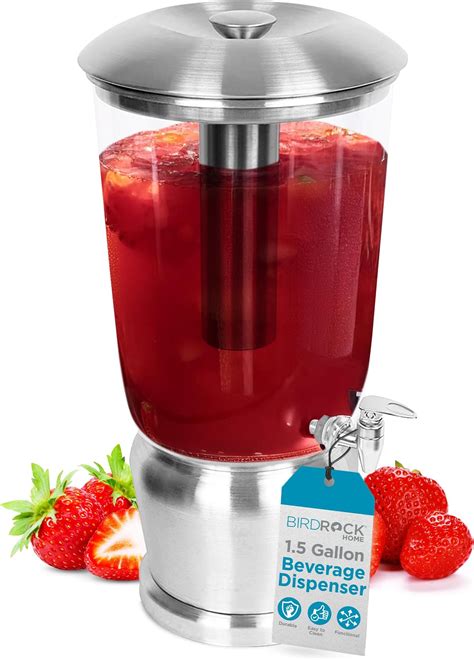 2 Gallons Beverage Dispenser With Stand Drink Dispenser