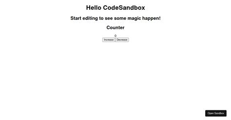 redux toolkit counter codesandbox