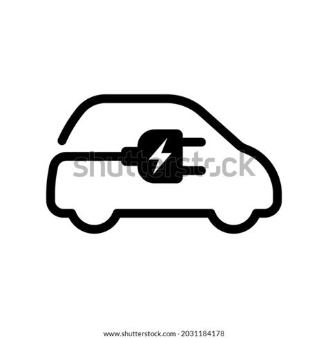 플러그 아이콘 기호가 있는 전기자동차 Ev 스톡 벡터로열티 프리 2031184178 Shutterstock
