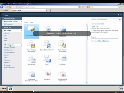 Sharepoint Designer Create Contact List