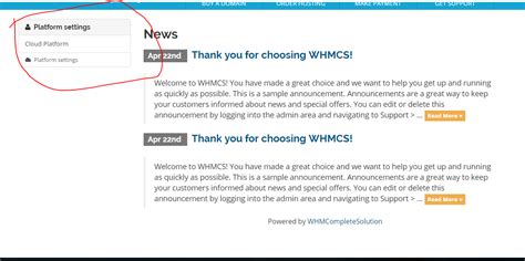 How Do I Hide Left Menu And Move It Developer Corner WHMCS Community
