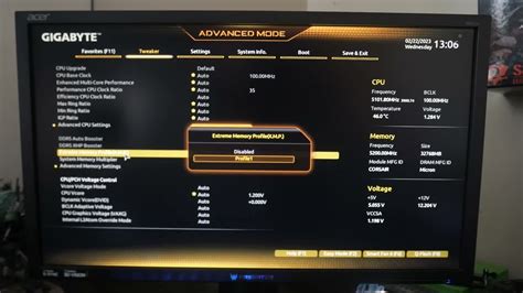 How To Enable Xmp Profile Gigabyte Z790 Series Motherboard Youtube