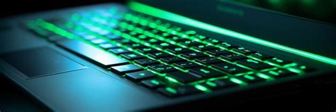 Premium Ai Image Closeup Of A Backlit Laptop Keyboard