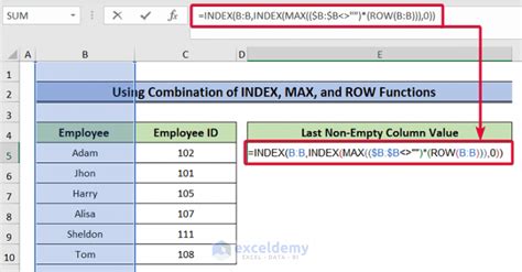 How To Go To Last Non Empty Cell In Column In Excel Exceldemy