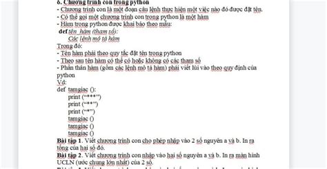 Hàm Trong Python được Khai Báo Theo Mẫu Cách Sử Dụng Và ứng Dụng Hiệu Quả