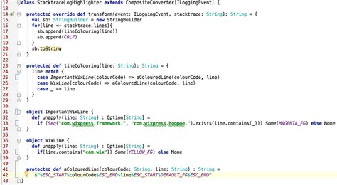 Color Your Logs And Stack Traces