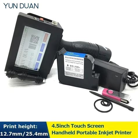 Handheld Inkjet Printer Laser Coder Expiry Date Date Logo Batch Code Coding Machine Portable