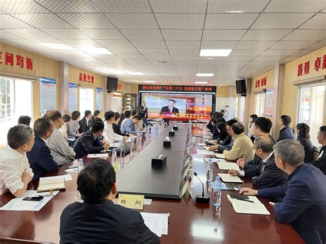 浙江省水利厅副厅长杨炯一行莅临双溪口水库工程开展“宣贯二十大 党建进工地”活动