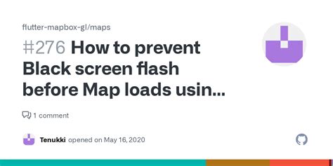 How To Prevent Black Screen Flash Before Map Loads Using Mapbox