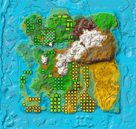 Ark Ragnarok Dino Spawn Map