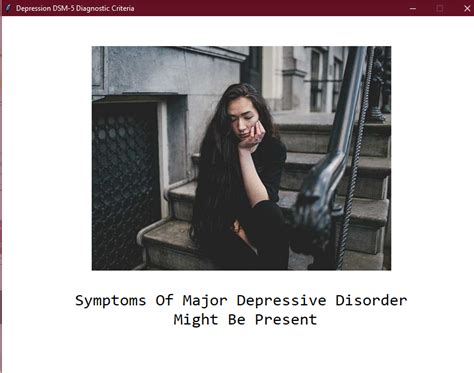 Github Axelblaze11 Expert System On Major Depressive Disorder Using Python Expert System On