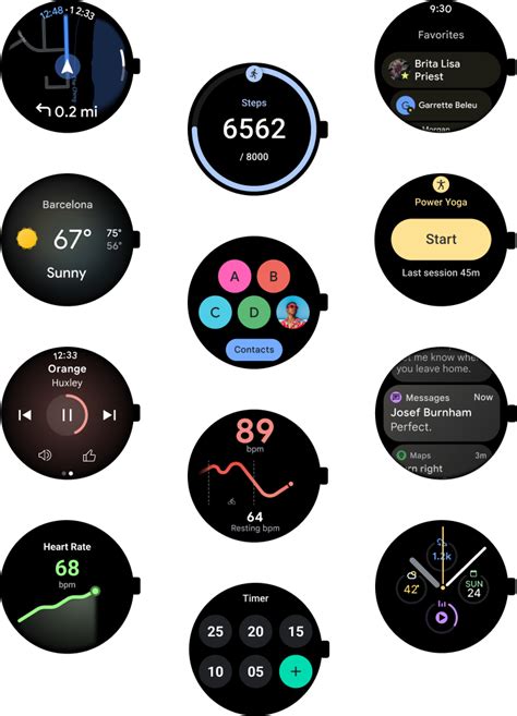 Wear UI Design Android Developers