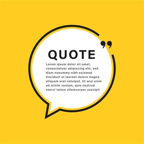 Premium Vector Quote Box Frame Or Communication Quotes Text Bubble Frames Or Speech Bubbles