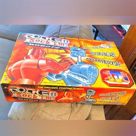 Mattel Games Nos Rock Em Sock Em Robots 20 Boxing Fighting Game Mattel 2001 New Poshmark