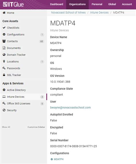 Automating Intune Device Documentation In IT Glue