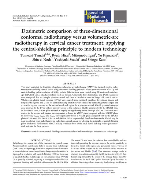 Pdf Dosimetric Comparison Of Three Dimensional Conformal Radiotherapy Versus Volumetric Arc