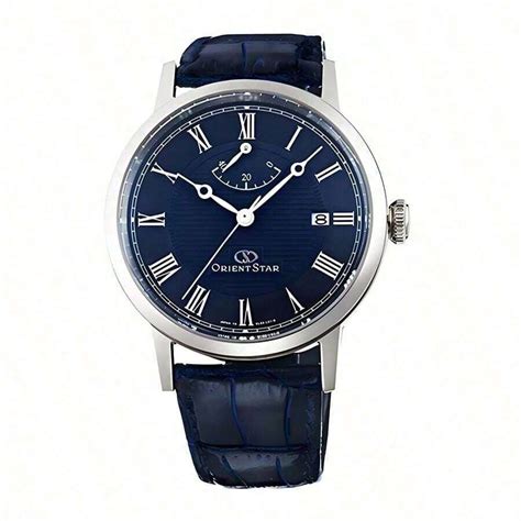 Orient Star Elegant Classic Automatic Watch El09003d0 387mm Blue Dial