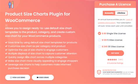 Best WooCommerce Product Size Chart Plugins With Video LearnWoo