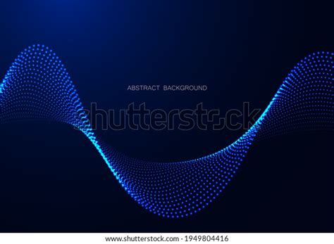 Abstract Blue Background Big Data Abstract Stock Vector Royalty Free