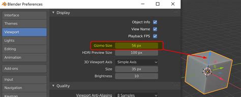 show axis in viewport display too big basics and interface blender