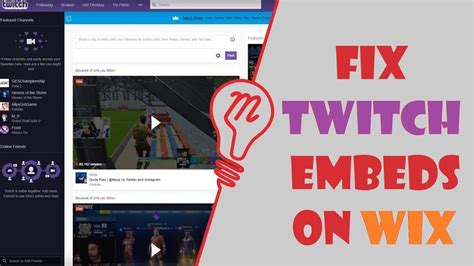 How To Fix Twitch Iframe Embeds On Wix Websites Youtube