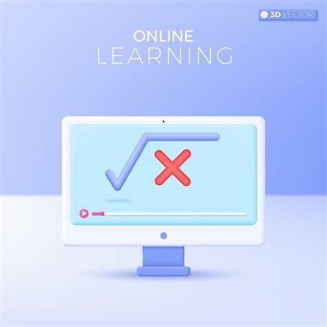 Elearning 아이콘 기호 수학 공식 계산 동등한 온라인 교육 가정 개념 3d 벡터 격리 그림 디자인 만화 파스텔 최소 스타일 디자인 Ux Ui 인쇄 광고 프리미엄 벡터