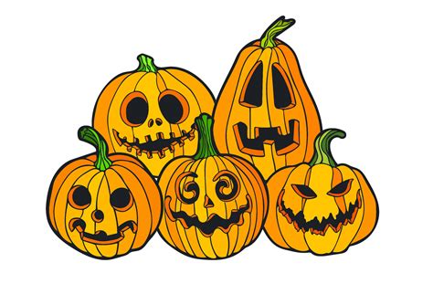 Colorful Pumpkins Stock Illustrations 13 843 Colorful Pumpkins Clip