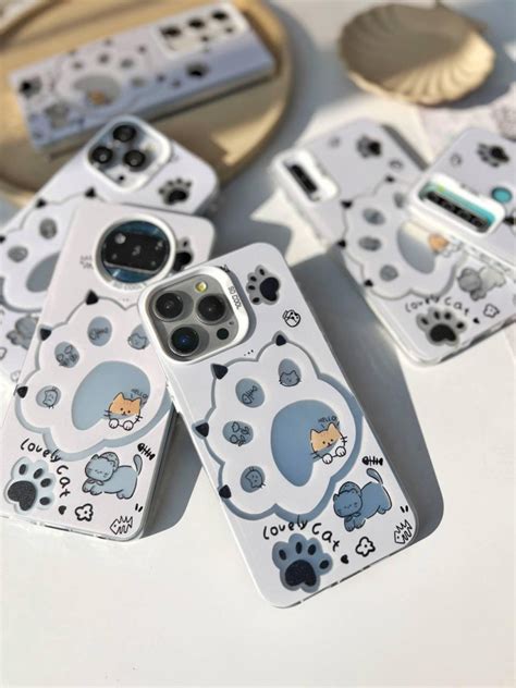 قاب طرح پنجه گربه گوشی آیفون 15