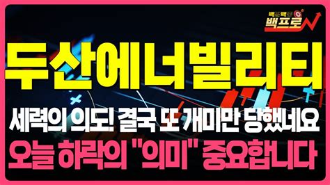 두산에너빌리티 주가분석 결국 또 개미만 당했네요 어차피 이구간까진 올라서야 되고 그전 준비단계입니다 두산에너빌리티 두산에너빌리티주가전망 두산밥캣 두산