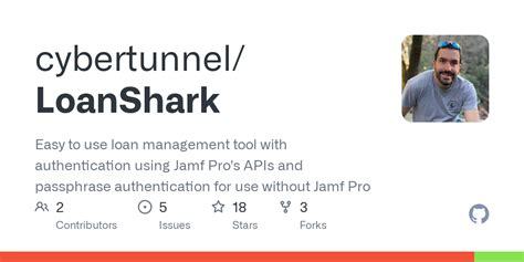 GitHub Cybertunnel LoanShark Easy To Use Loan Management Tool With Authentication Using Jamf