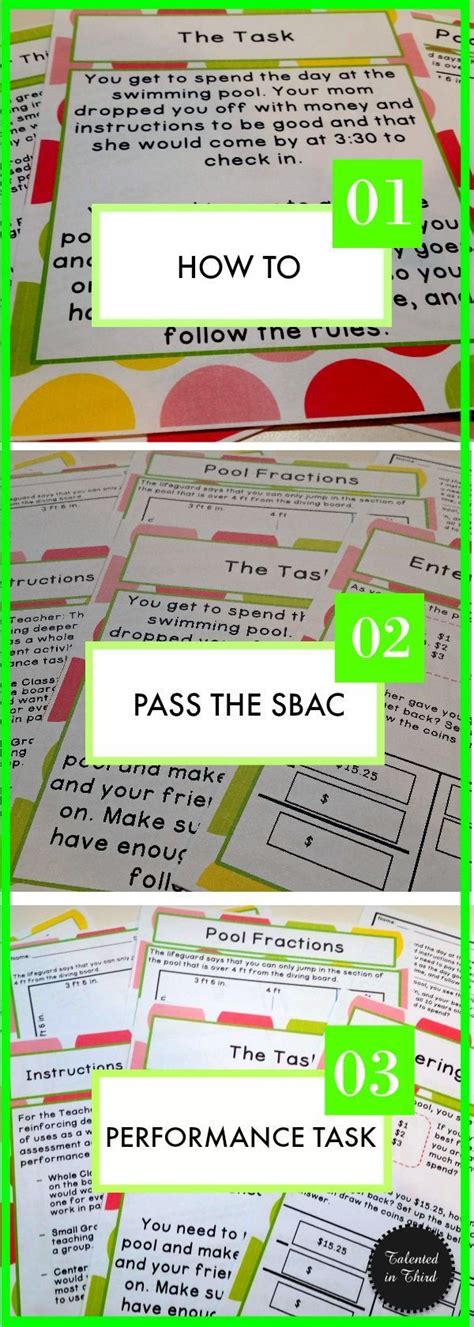 Summer Math Packet 3rd Grade Sbac Math Test Prep Fractions Money