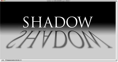 Perspective Shadow Text Effect In Photoshop