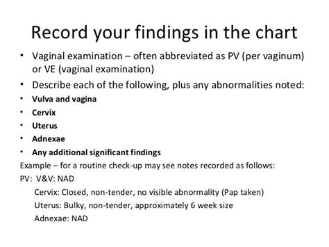 Pelvic Exam Documentation Template At Bobby Haley Blog