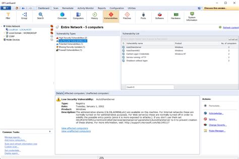 Gfi Languard Vulnerability Scan And Patch Management Armstrong