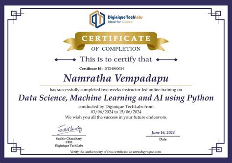 Datascience Machinelearning Python Diginiquetechlabs