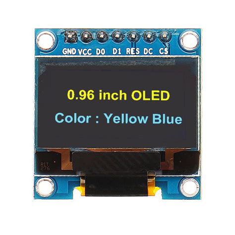 7pin 096 Inch Oled Display 12864 Ssd1306 Spi Iic Serial Lcd Screen
