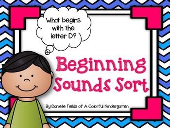 Beginning Sounds Sort By Danielle Fields Teachers Pay Teachers