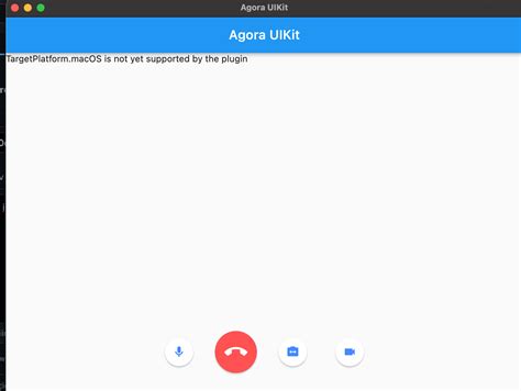 error occured while initializing agora rtcengine missingpluginexception no implementation found