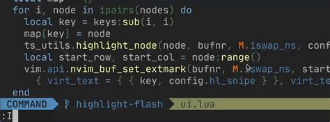 Post Operation Flashing And Arbitrary Node Swapping Rneovim