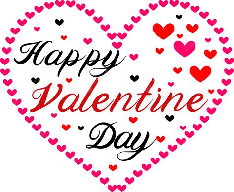 핑크 하트 테두리가 있는 해피 발렌타인 데이 타이포그래피 해피 발렌타인 데이 발렌타인 타이포그래피 핑크 하트 Png 일러스트 및 Psd 이미지 무료 다운로드 Pngtree