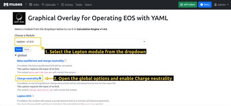 MUSES Gooey Tutorial MUSES Documentation